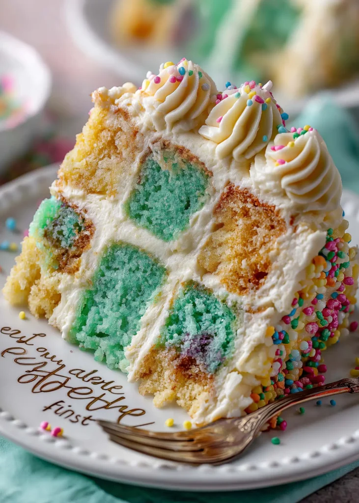 Checkered Cake Recipe – The Best Colorful Cake
