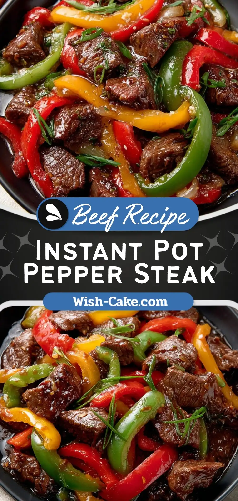 Sirloin Steak with Veggies Instant Pot Made Easy - Wish-Cake.com