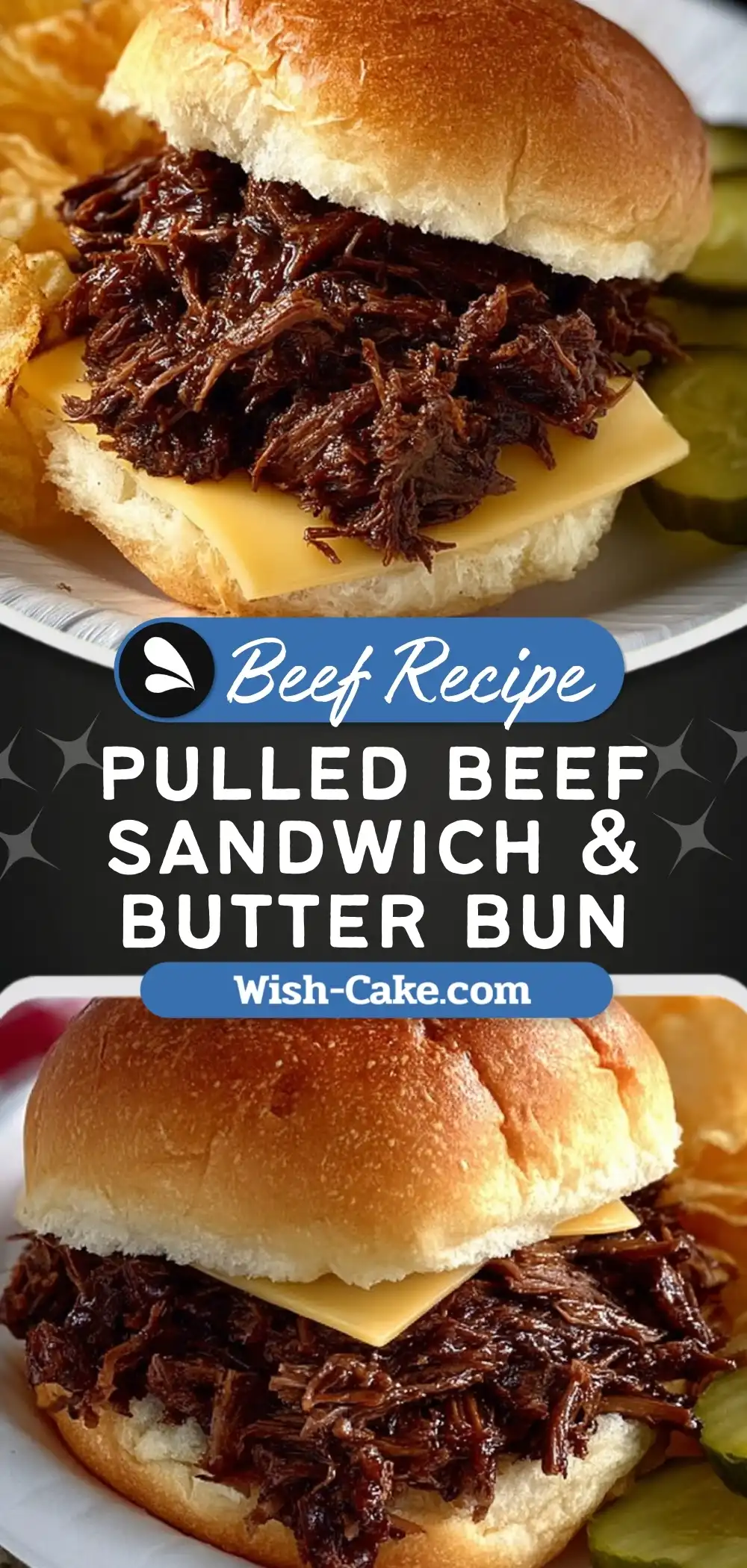 BBQ Pulled Beef Sandwiches Shockingly Easy - Wish-Cake.com