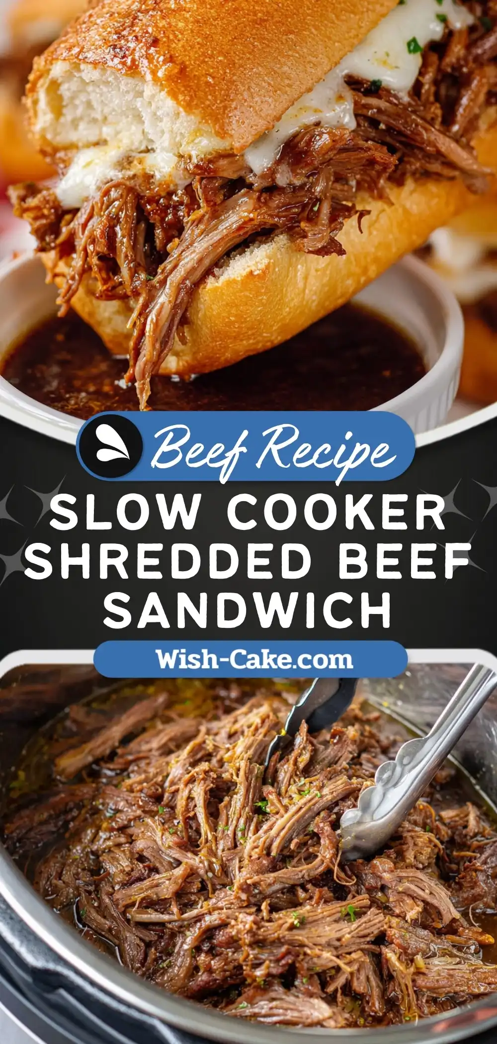 Slow Cooker Pulled Beef Sandwiches Ultimate Comfort - Wish-Cake.com
