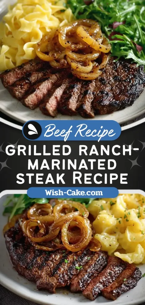 Ranch Steak Marinade & Grill That Never Fails - Wish-Cake.com