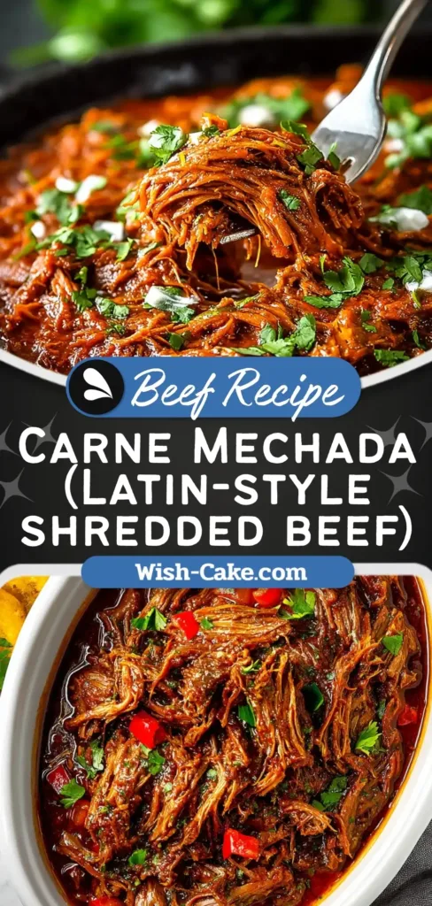 Carne Mechada Shredded Beef With Bold Flavor - Wish-Cake.com