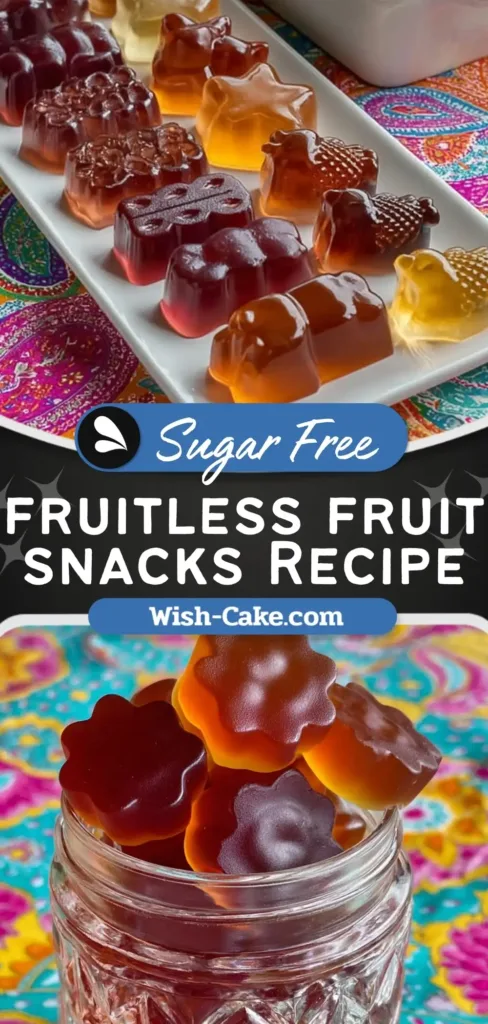 Sugar Free Fruitless Fruit Snacks Without Compromise - Wish-Cake.com