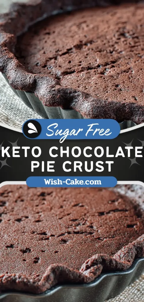 Easy Low Carb Keto Nut Free Chocolate Pie Crust That Never Fails - Wish ...