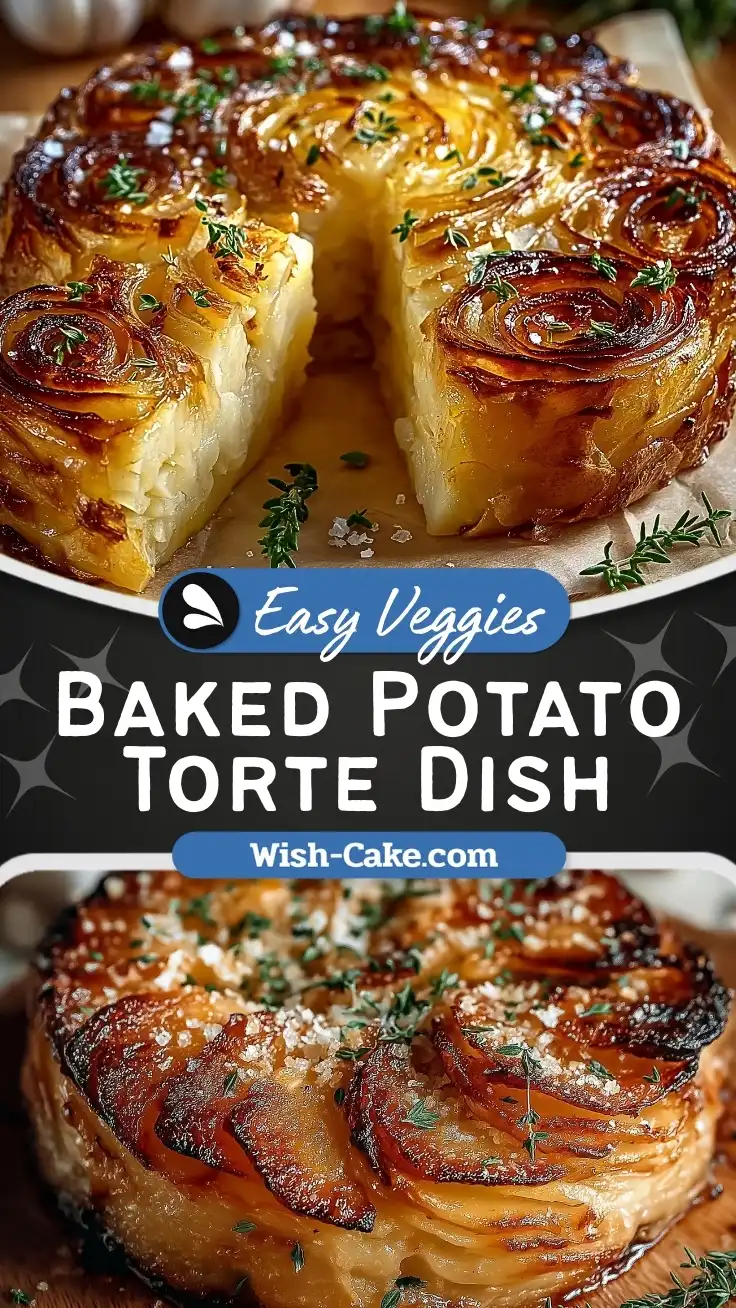 Golden Baked Potato Torte Dish You Should Try - Wish-Cake.com
